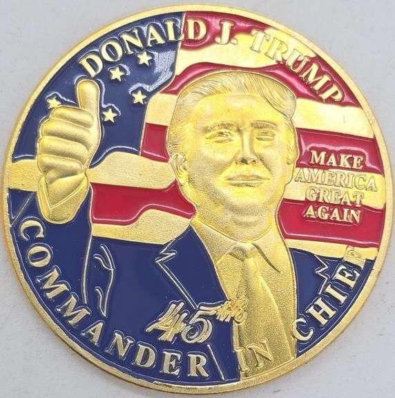 (KC) 45th President Donald Trump Liberty Coin Commander in Chief ...