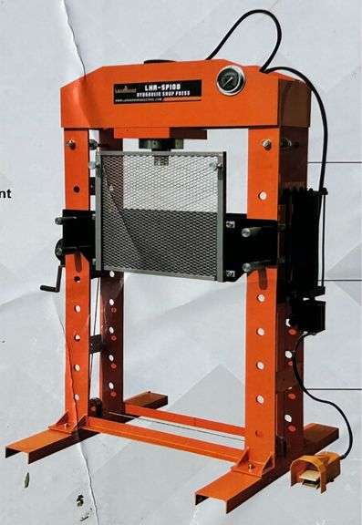 2025 LandHonor 100 Ton Hydraulic Shop Press - Kraft Auction Service, LLC