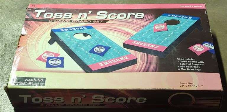 (Y) Toss N' Score Game 20 x 10.5 x 1.5 inch - Kraft Auction Service, LLC