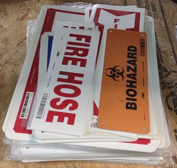 Safety Signs & Adhesives - Kraft Auction Service, LLC