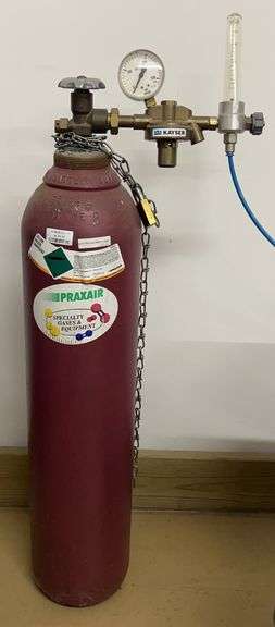 Praxair Compressed Gas Cylinder - Kraft Auction Service, LLC