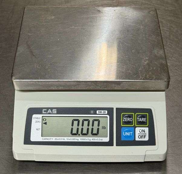 CAS SW-20 Digital Scale - Kraft Auction Service, LLC
