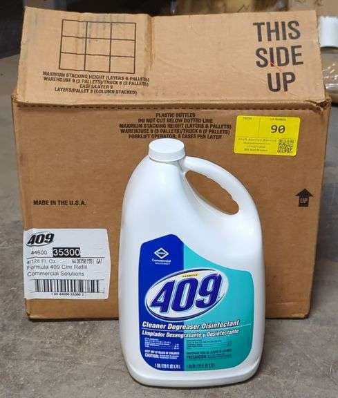 Case Of Clorox 409 Cleaner Degreaser Disinfectant - Kraft Auction ...