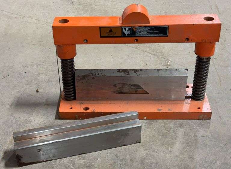 MetalPro Ironworker Sheet Metal Brake Attachment - Kraft Auction ...
