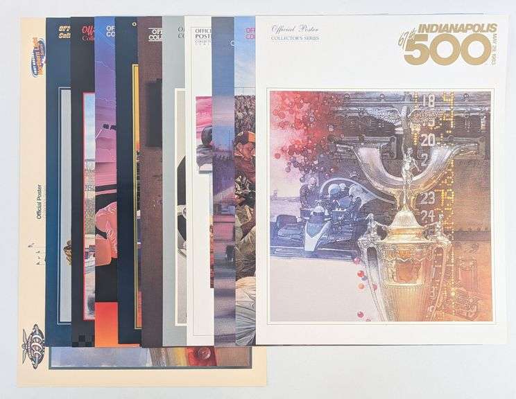 (11) Indy 500 Official Posters - Kraft Auction Service, LLC