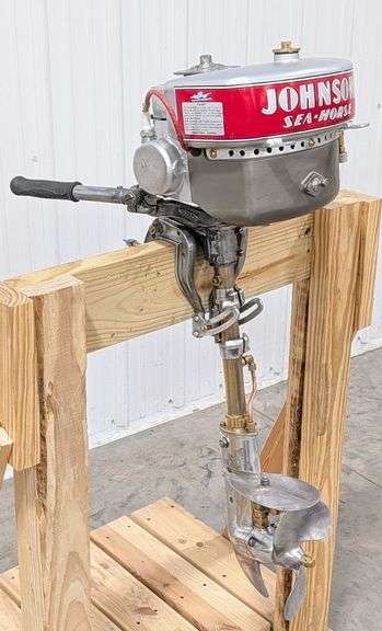 Restored 1930s Johnson Sea-Horse Model 300 Outboard Boat Motor - Kraft ...