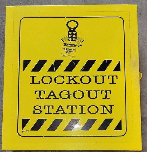 Metal Lock Out Tag Out Station - Kraft Auction Service, LLC