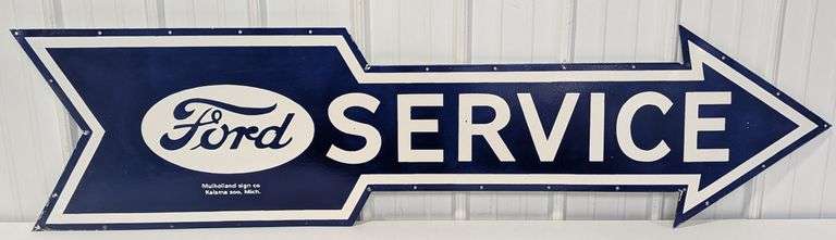 6ft SSP Ford Service Die-Cut Arrow Dealership Style Replica Advertising ...