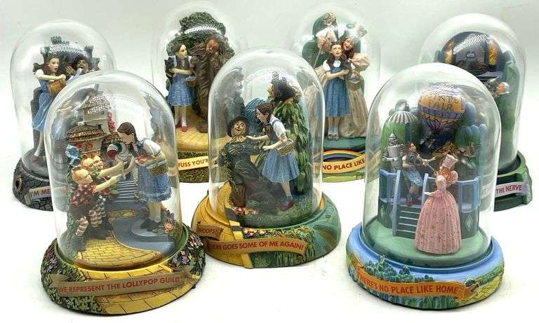 7 Wizard of Oz Turner Entertainment Limited Edition Domed Music Boxes ...