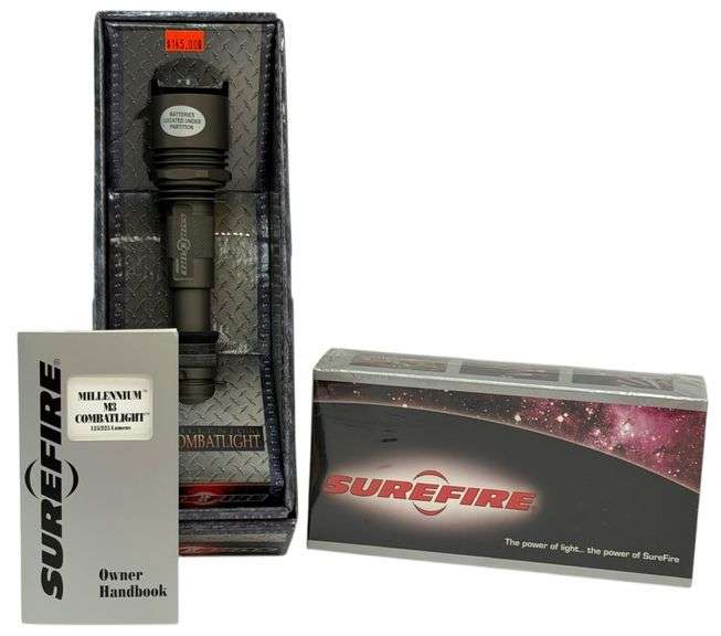 Pair of Sure Fire M3 Combat Light & 6P-BK Flashlight NIB - Kraft ...