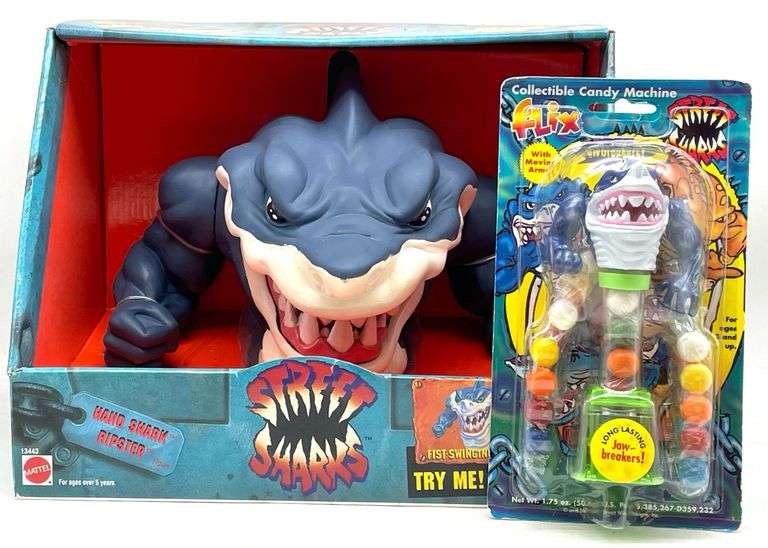 Street Sharks Hand Shark Ripster and Candy - Kraft Auction Service, LLC