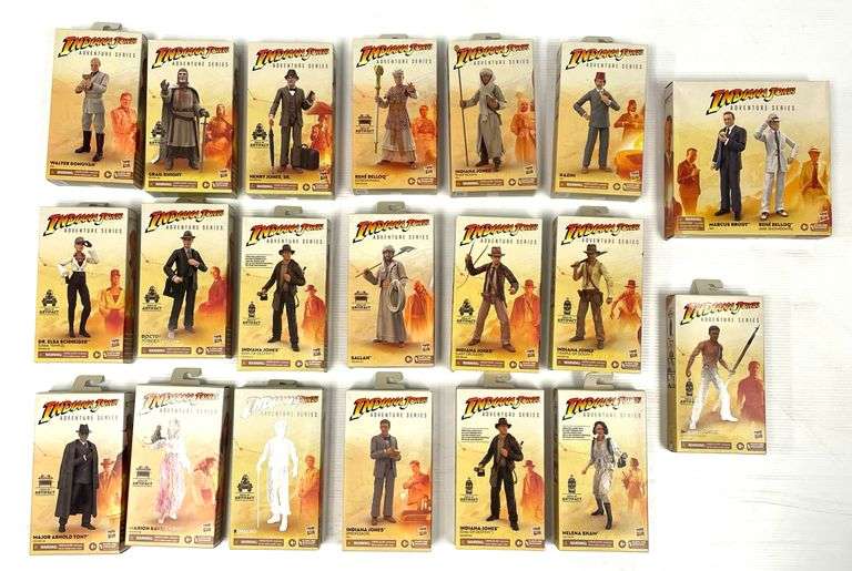 (20) Hasbro Indiana Jones Action Figures - Kraft Auction Service, LLC
