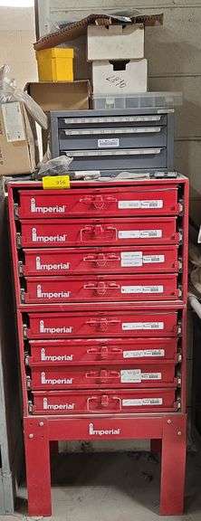 Contents And Imperial Tool Box/Organizer - Kraft Auction Service, LLC