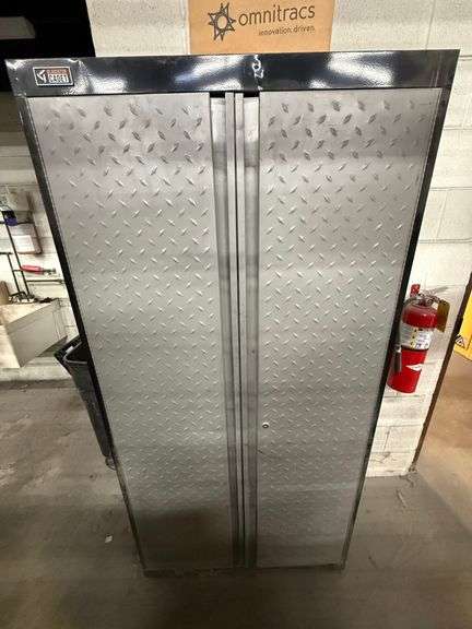 Gladiator Cadet Locking Storage Cabinet With Contents - Kraft Auction ...