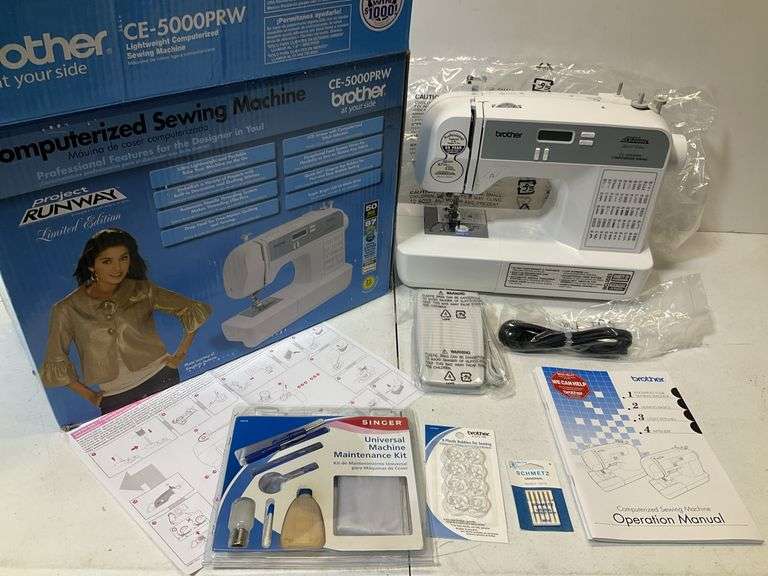 NEW Brother computerized sewing machine model CE – 5000 PRW (includes ...