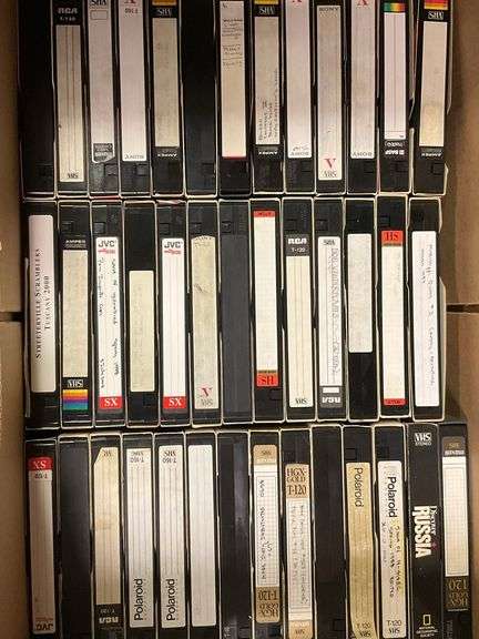 Miscellaneous Homemade VHS Lot (40) - Key City Online Auctions Inc.