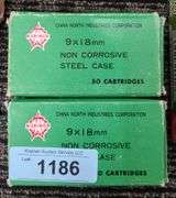 100 rds of 9x18 Ammo - Kramer Auction LLC