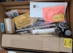 box of Target Shooting Gun Parts - Kramer Auction LLC