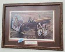 Jerry Riness Flintlock Pistol Print No. 15 of 900 - Kramer Auction LLC