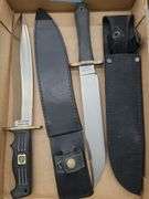 large Gerber & Taylor BOWIE Knives - Kramer Auction LLC