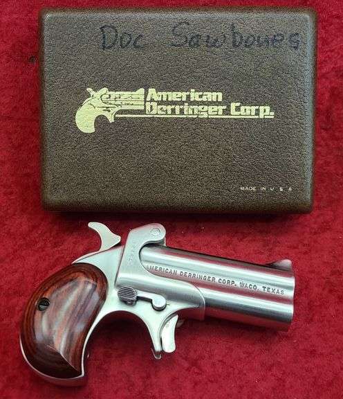 American Derringer Corp. Model M-1 22 Hornet Pistol - Kramer Auction LLC
