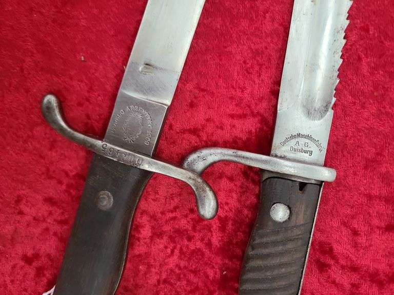 German Butcher Blade Sawback & Argentine Fighting Sword - Kramer ...