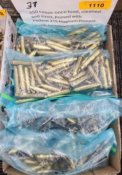 approx. 250 ct of 7mm Mag Cases: once fired/sized & primed - Kramer ...