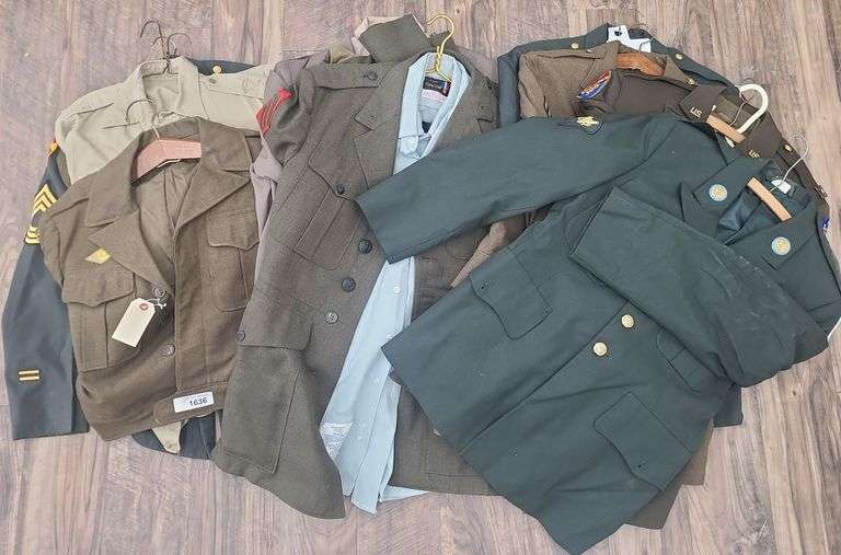 lot of Various Military Uniforms - Kramer Auction LLC