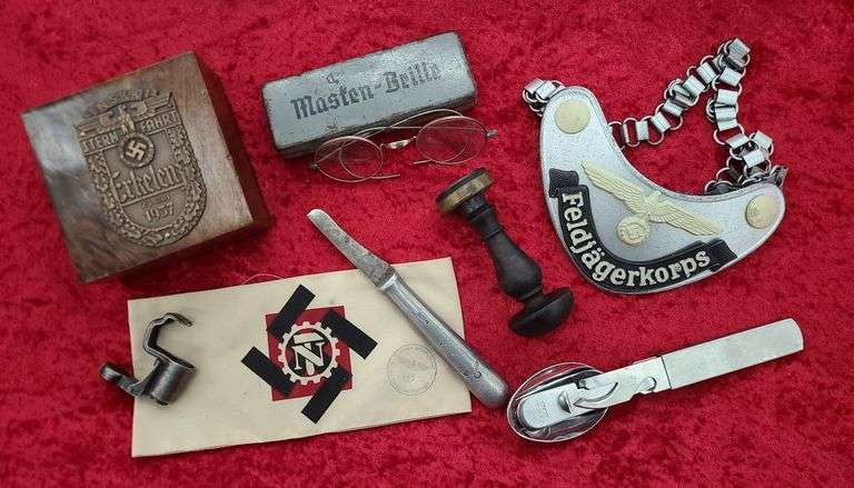 lot of WWII German Military Items - Kramer Auction LLC