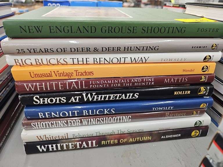 lot of Hard Cover Hunting & Gun Books - Kramer Auction LLC