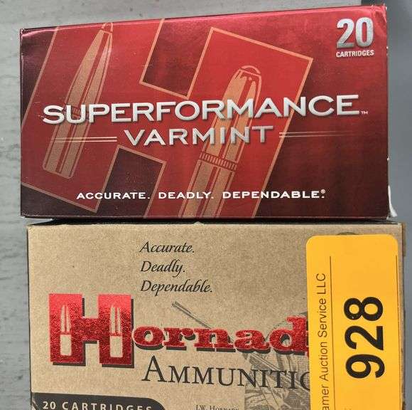 80 ct of mixed 222 cal. Ammo - Kramer Auction LLC