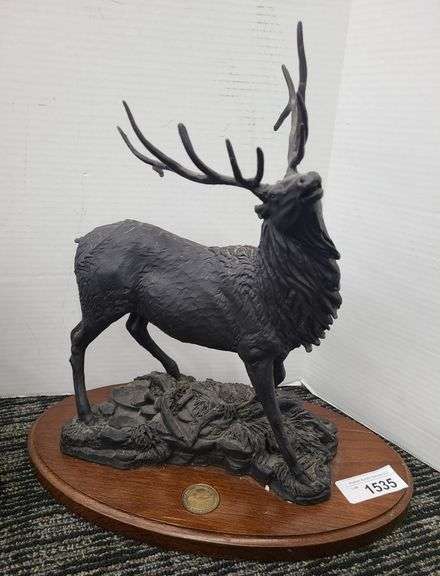 NWTF Resin Elk Statue - Kramer Auction LLC