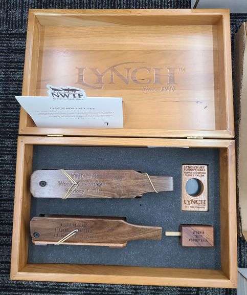 Presentation set of Lynch Box Calls - Kramer Auction LLC