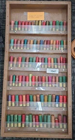 large Display of Vintage Shotgun Shells - Kramer Auction LLC