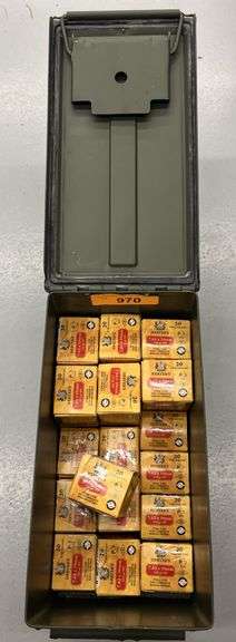 approx. 445 rds of Herters 7.62x39 Ammo in can - Kramer Auction LLC