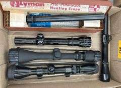 lot of vintage Lyman Rifle Scopes (some w/rust) - Kramer Auction LLC