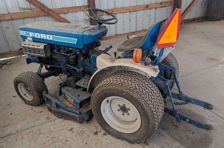 Ford Model 1210 diesel Utility tractor w/mower (non- running) - Kramer ...