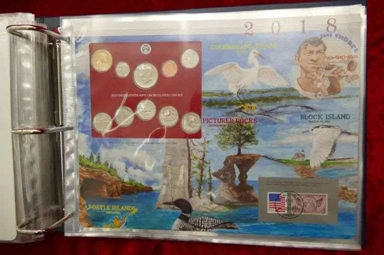 US Uncirculated Coin Mint Sets Collection Book - Kramer Auction LLC