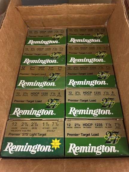 250 rd case of Remington Nitro 27 12 ga No. 8 Shot - Kramer Auction LLC