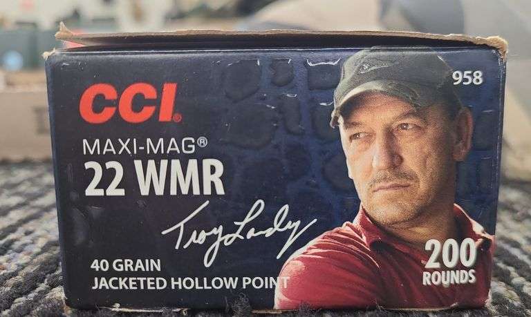 200 ct of CCI 22 Mag Ammo - Kramer Auction LLC