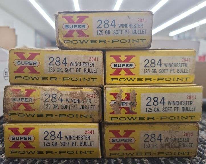 139 rds of Vintage 284 Winchester Ammo - Kramer Auction LLC