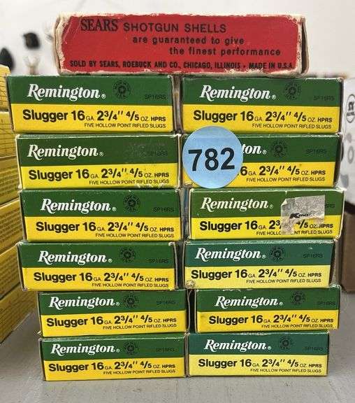 65 ct of 16 ga Slugs - Kramer Auction LLC