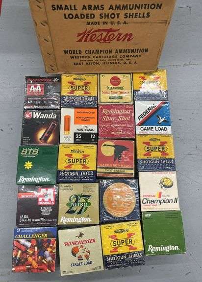 500 ct of mixed 12 ga Target Loads - Kramer Auction LLC