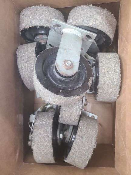 8 Heavy Duty Cart Wheels - Kramer Auction LLC