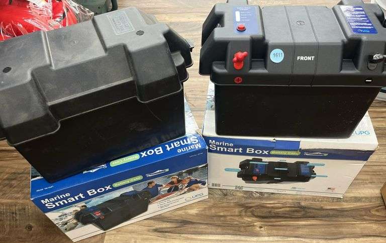 4 Marine Smart Box Battery Cases - Kramer Auction LLC