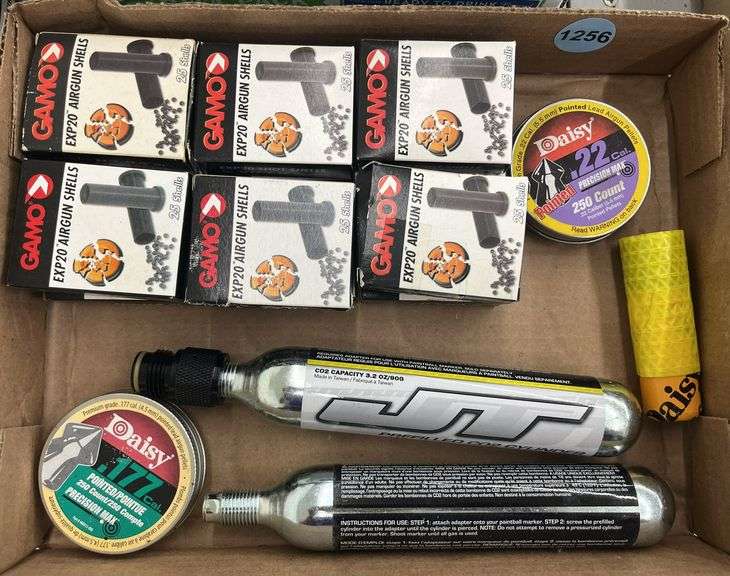 Air Rifle CO2 Cylinders & Shot Shells - Kramer Auction LLC