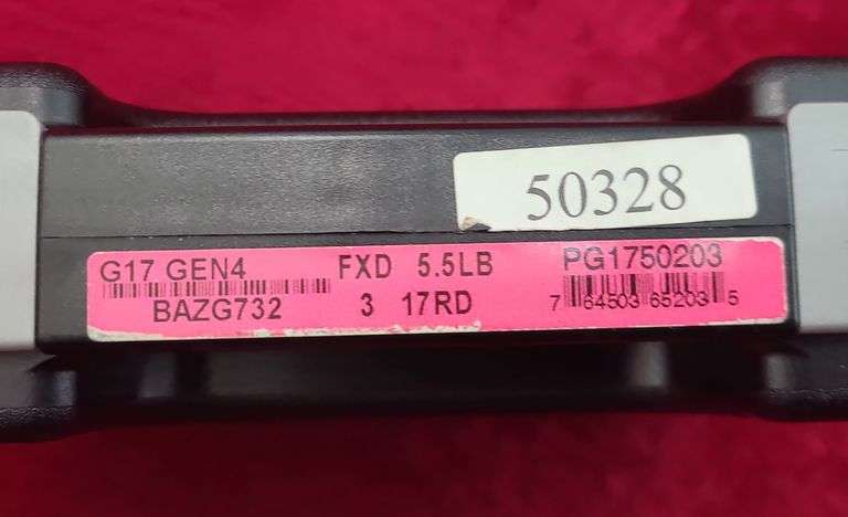 Custom Glock Model 17 GEN 4 9mm Pistol - Kramer Auction LLC