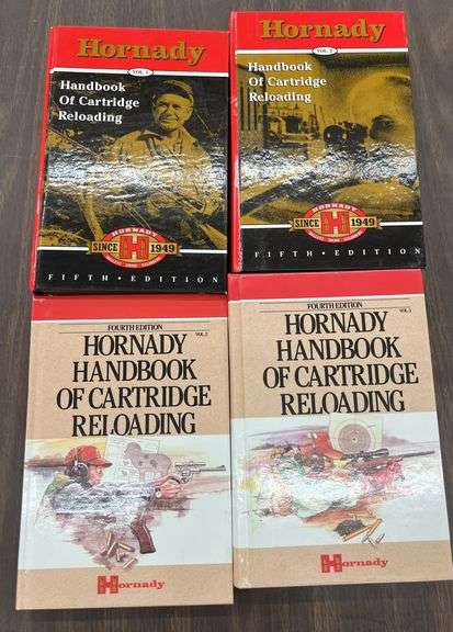 4 Hornady Reloading Books - Kramer Auction LLC
