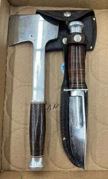 Kinfolks Hatchet & Knife Combo Set - Kramer Auction LLC