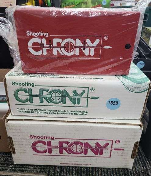 2 CHRONY Chronograph Machines - Kramer Auction LLC